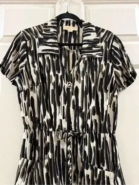 MICHAEL Michael Kors | Dresses | Michael Michael Kors Zebra Abstract ...